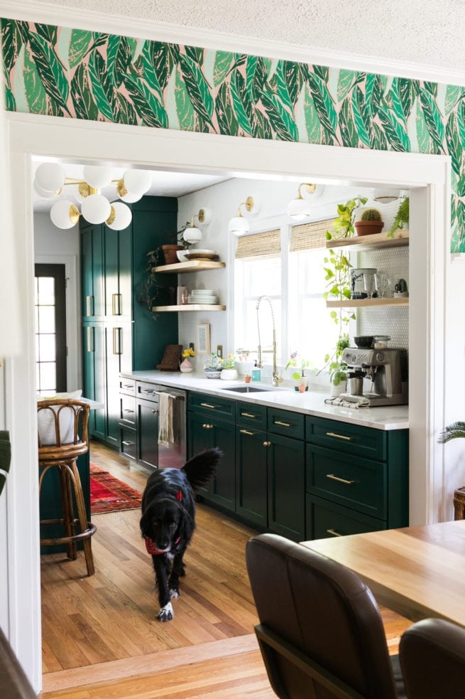 One Room Challenge - Green Kitchen Glamazon - The Reveal » Jessica Brigham