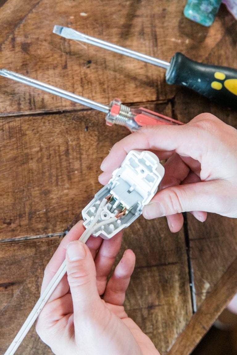 How to Turn Any Hardwired Light Fixture Into a Plug-In » Jessica Brigham
