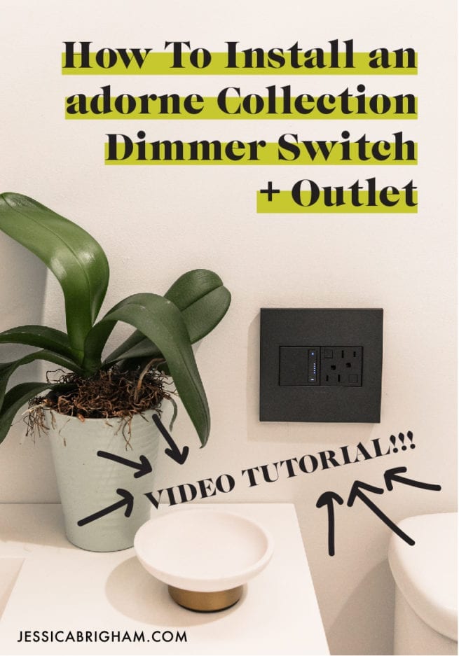 VIDEO!! How to Install An adorne Collection Dimmer Switch + Outlet ...