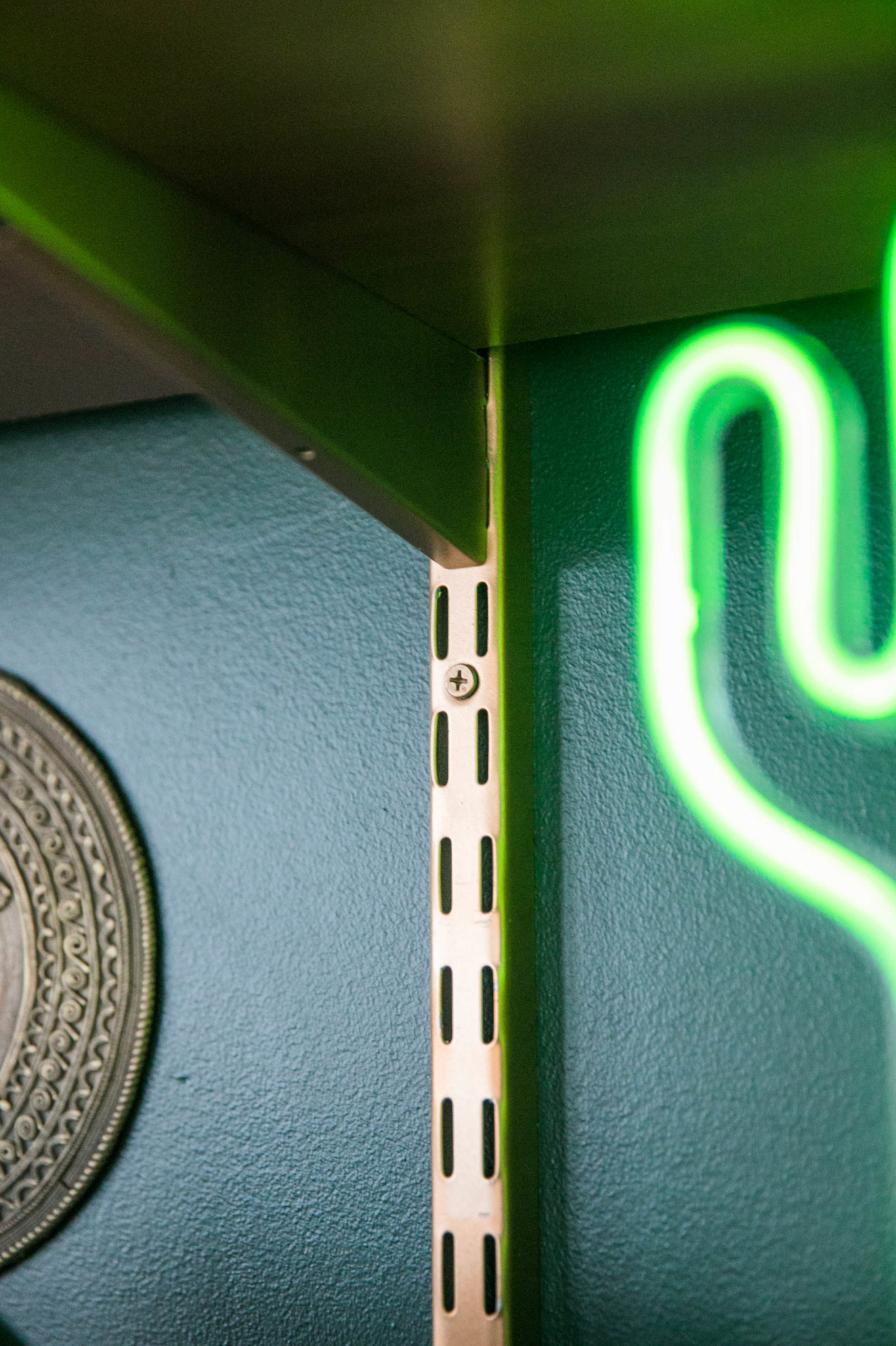 DIY MCM Wall Mounted Track Shelving » Jessica Brigham