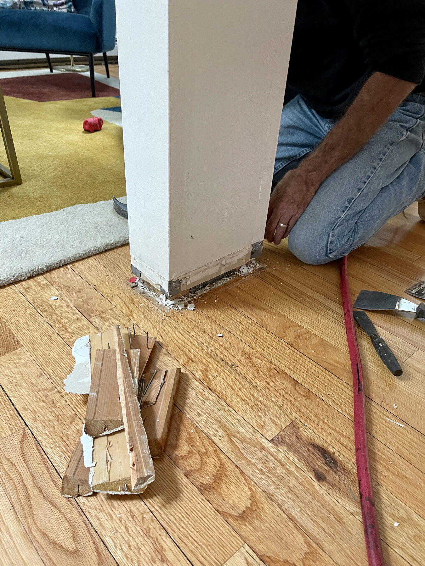 DIY Fluted Column Wall Treatment » Jessica Brigham