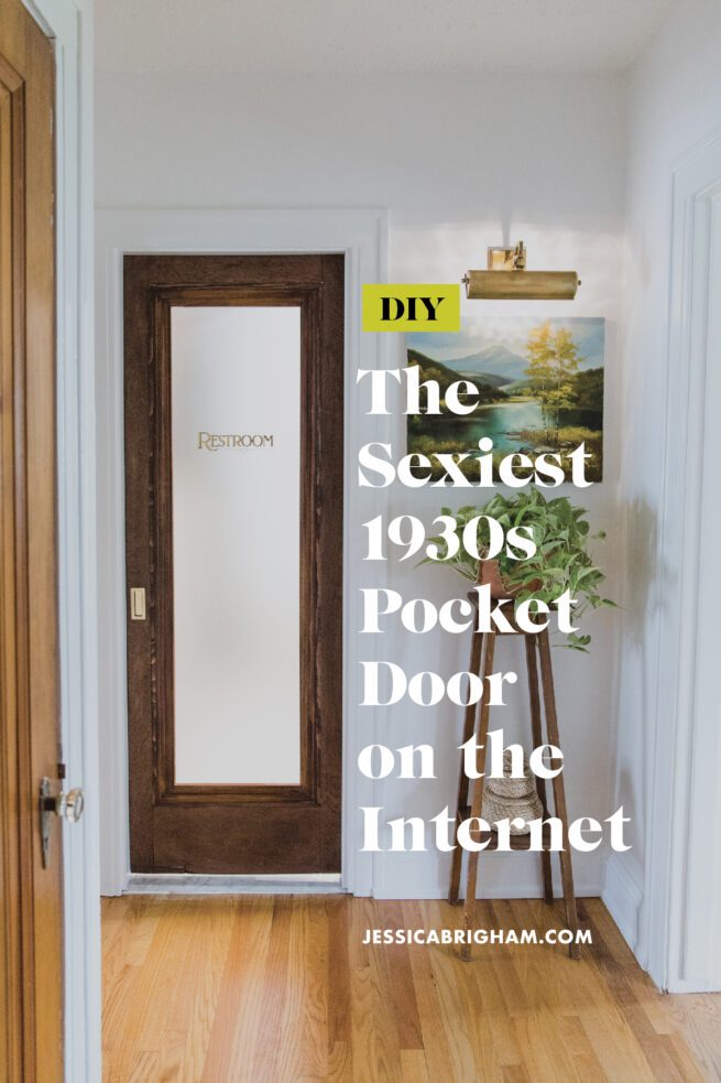 How To: The Sexiest 1930s Pocket Door on the Internet » Jessica Brigham